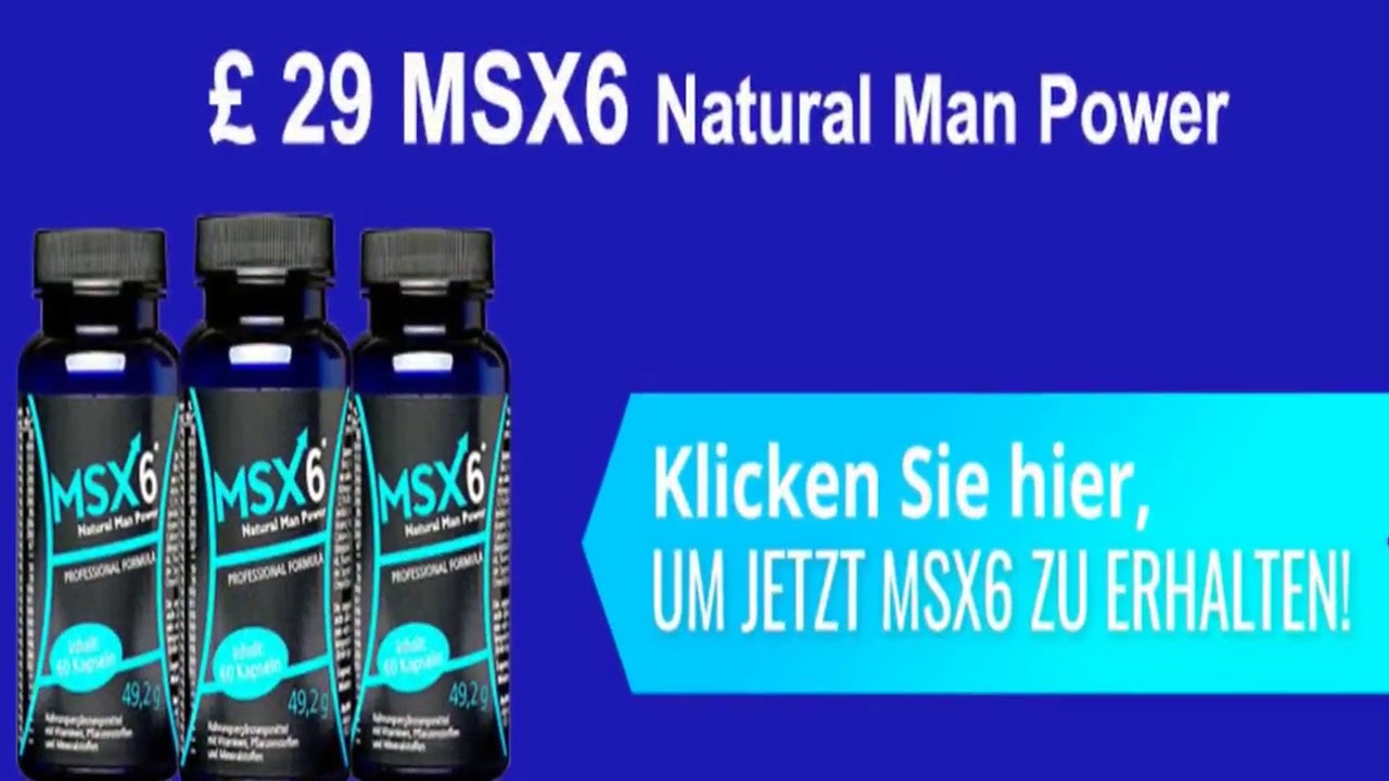 Was ist der MSX6 Natural Man Power Bewertungen? - YouTube