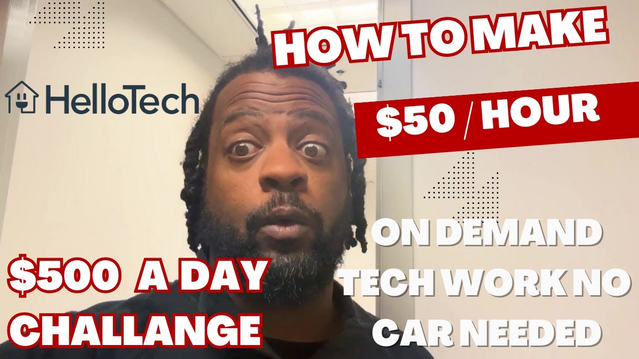 Make $35-$50/hr with JUST Your Tech Skills - No Car Required! Daily Vlog 2 - YouTube
