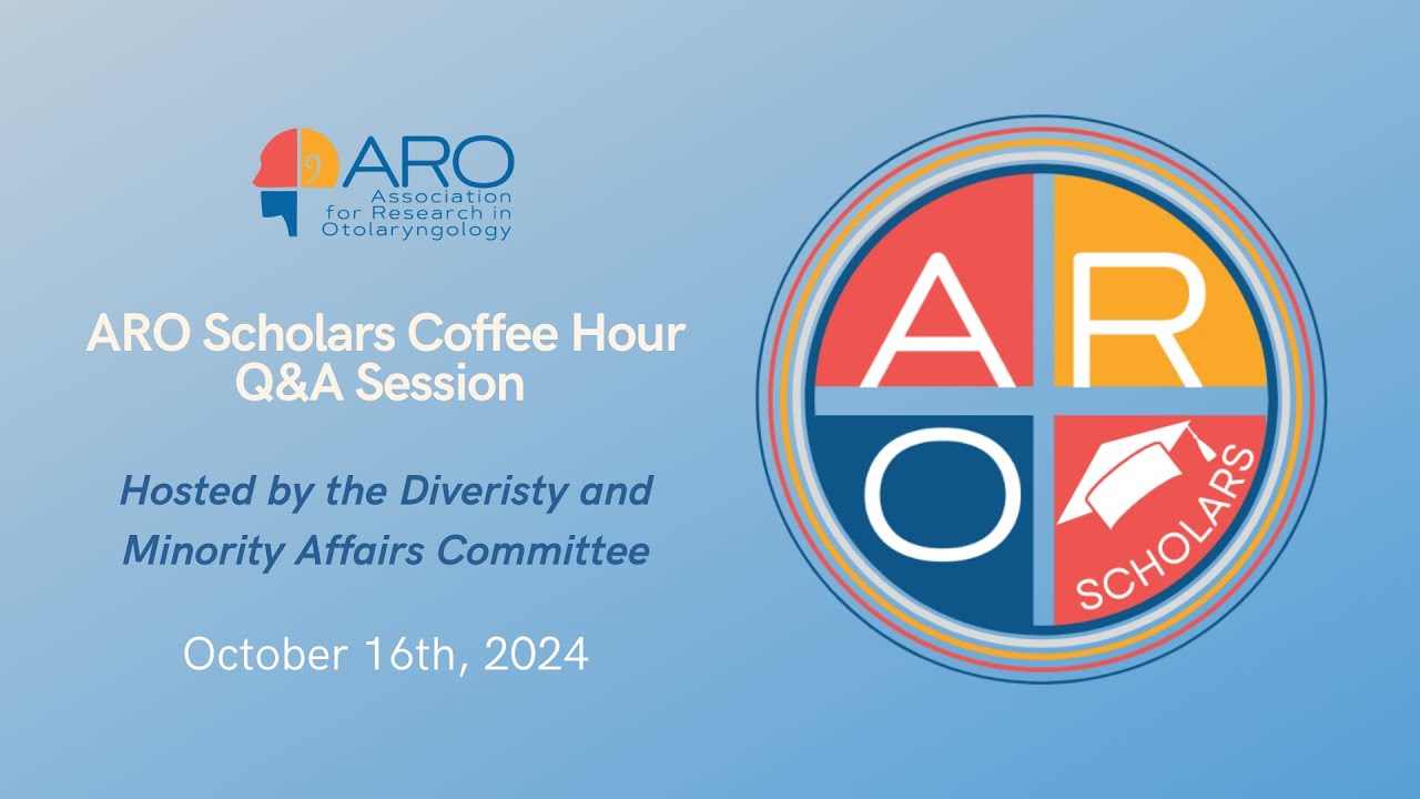 ARO Scholar Coffee Hour Presenter by the DMA Committee - YouTube