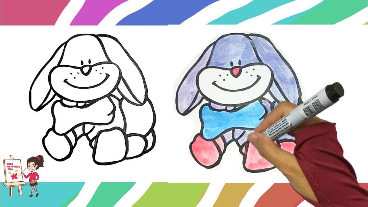 Easy Drawing Ric Rac The Rabbit from old marionette series 80s The Land ...