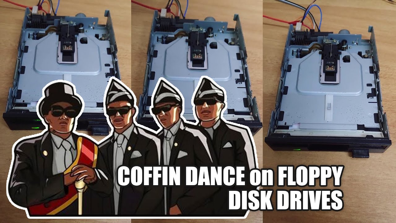 Coffin Dance but its on FLOPPY DISK DRIVES - YouTube