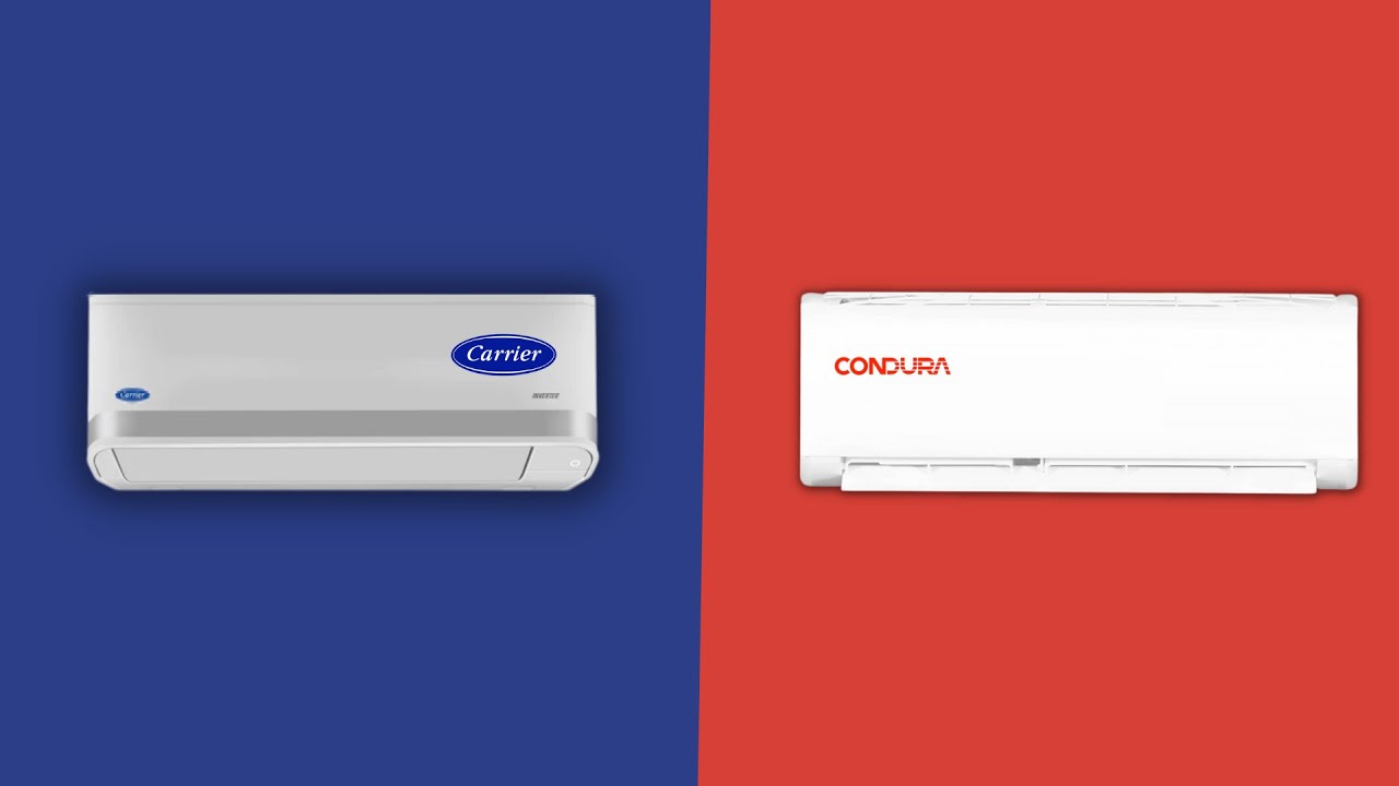 Carrier and Condura Split Type Aircon - YouTube
