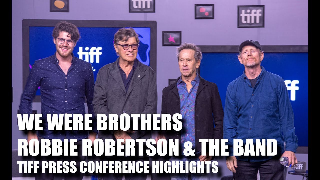 We Were Brothers: Robbie Robertson & The Band Press TIFF Conference ...