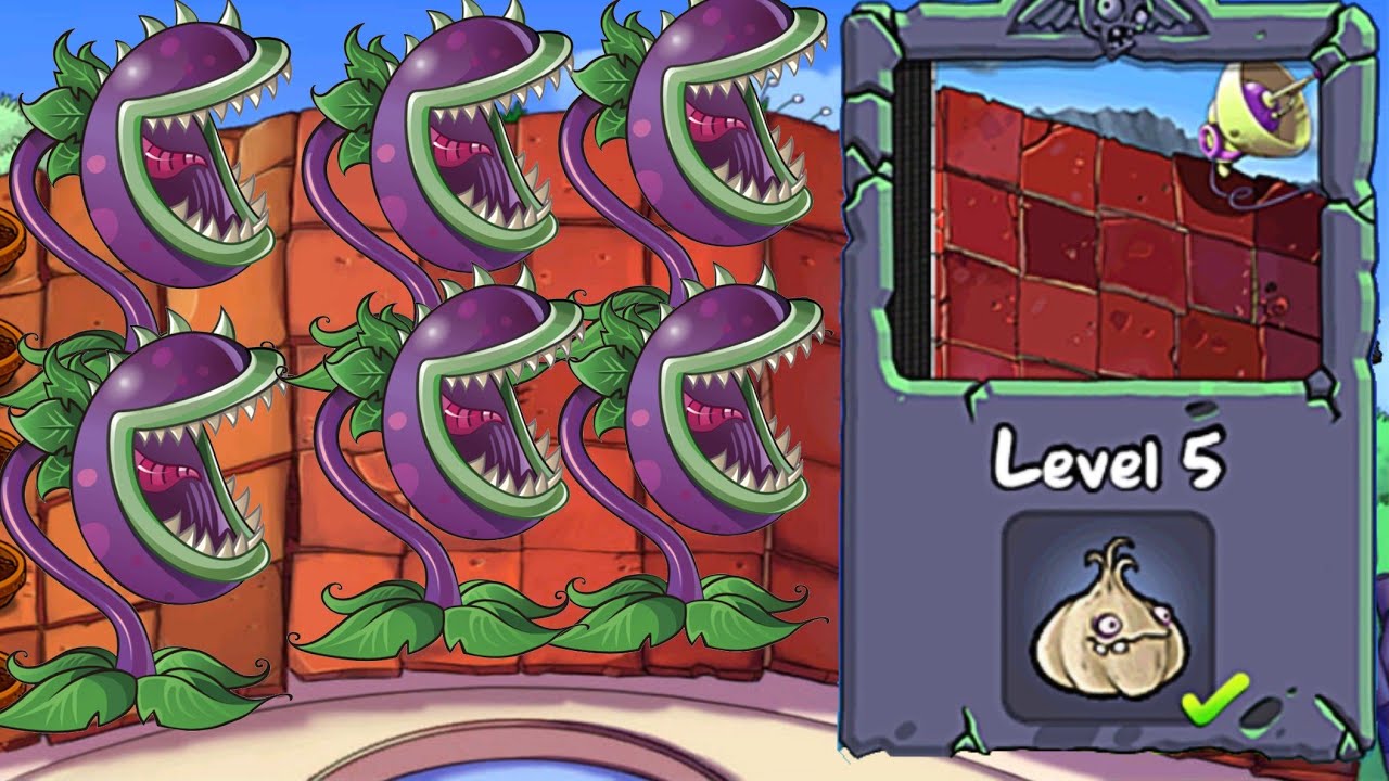 Level 5 - ROOF 🧟‍♂️🪴🧟‍♂️ | ADVENTURES | Plants vs Zombies - YouTube