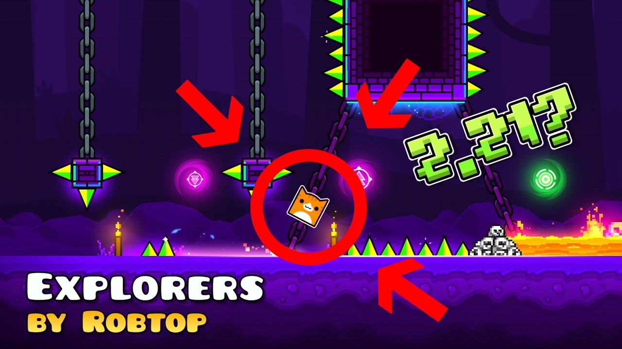 EXPLORERS BY ROBTOP??? | Geometry Dash 2.21? - YouTube