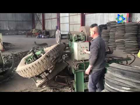 Waste tire sidewall cutting machine/tire bead cutter/tire double side ...
