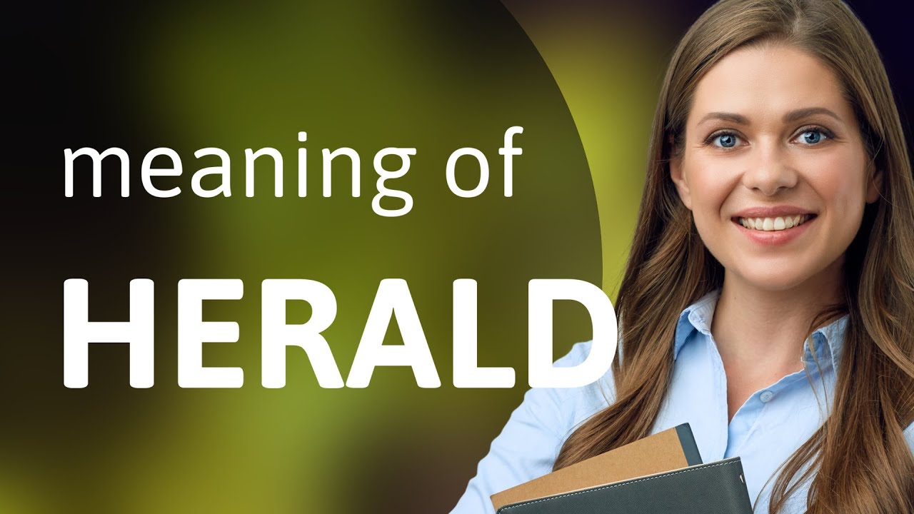Understanding the Word "Herald" - YouTube