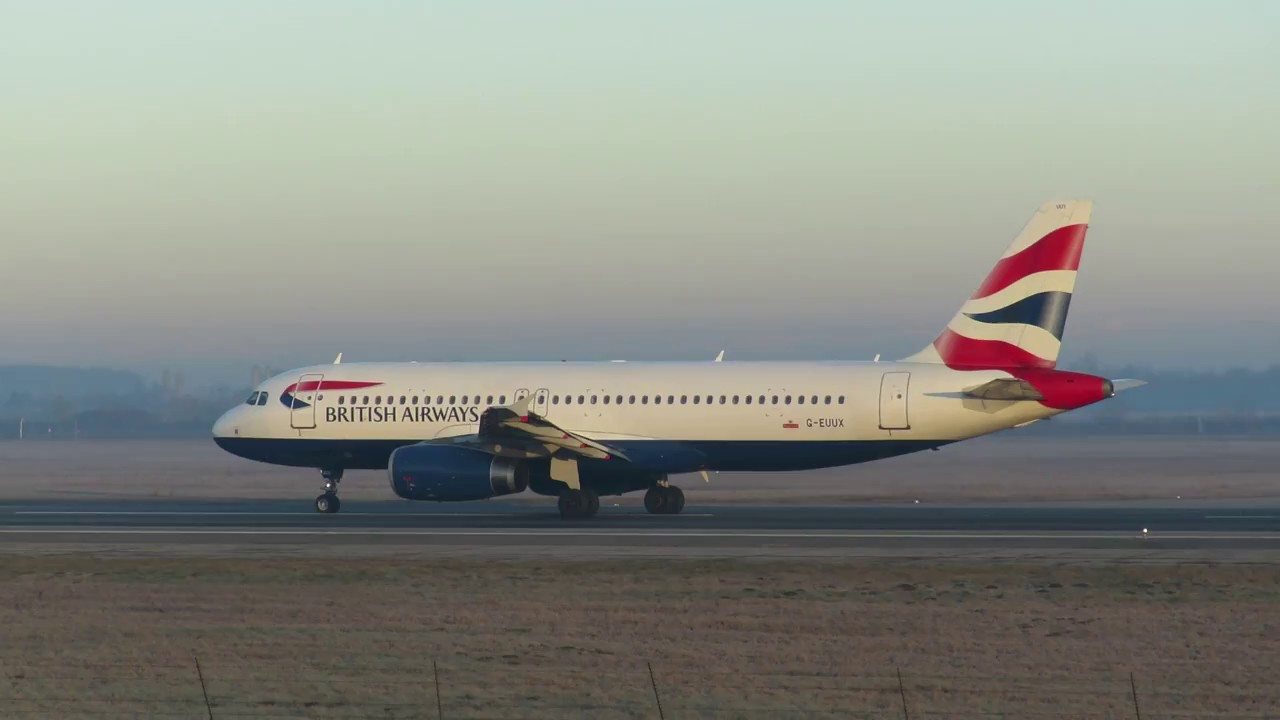 British Airways - Airbus A320 Take off 26L OTP - Spotting Romania ...