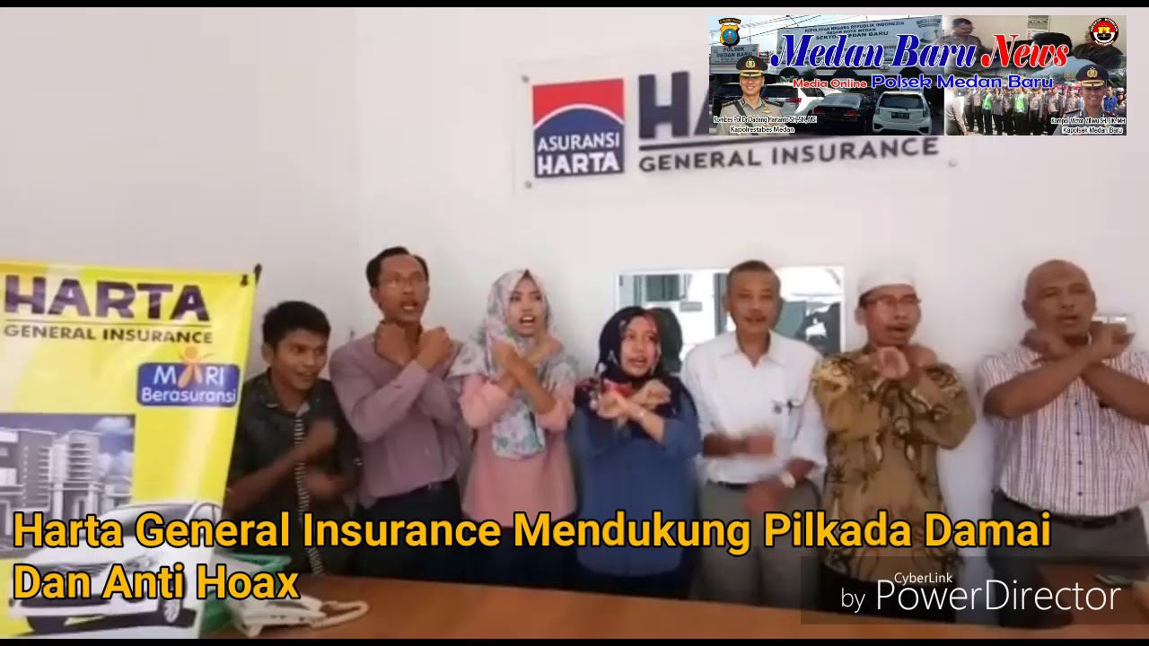 Harta General Insurance Mendukung Pilkada Damai Dan Anti Hoax - YouTube