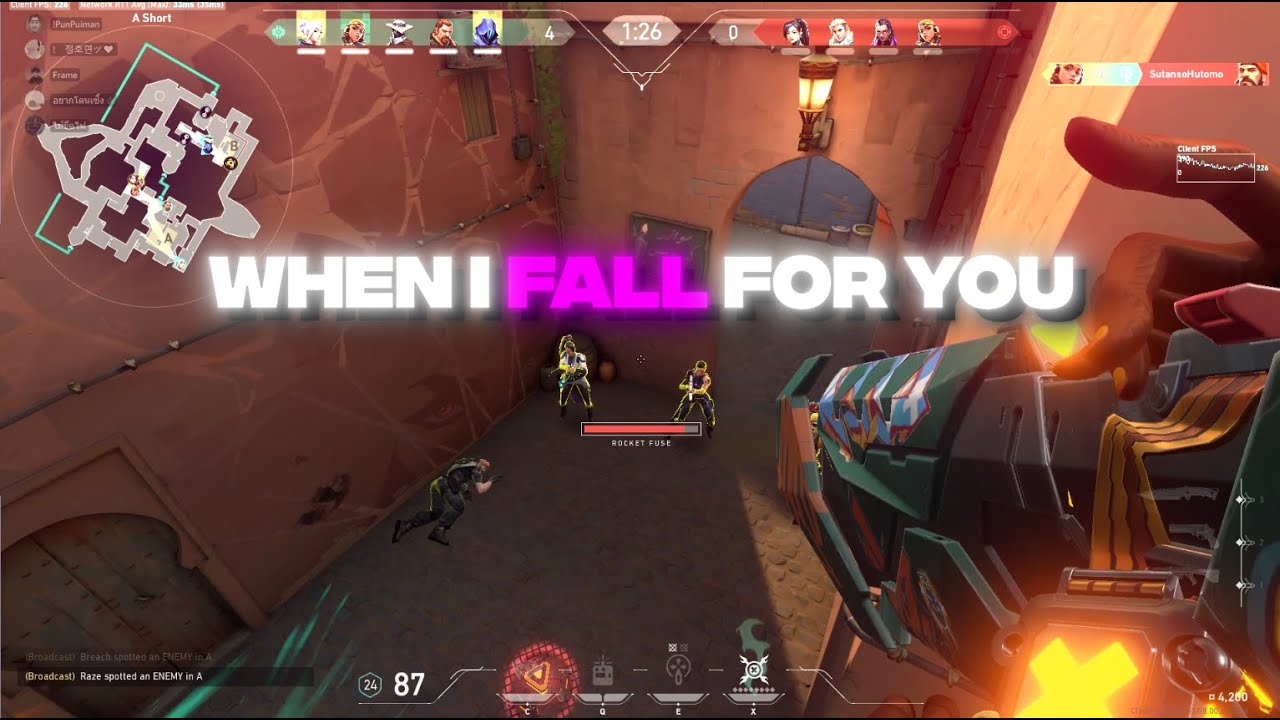 Fall for you 💜 - Valorant Edit - YouTube