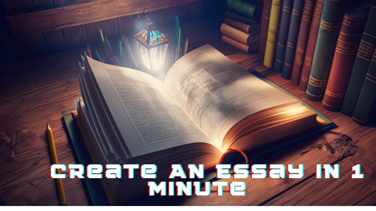 How to write the best essay in a minute - YouTube