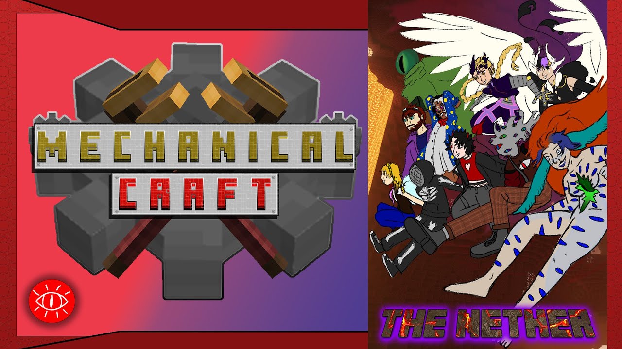 Mechanical Craft || Pale Garden And Nether! - YouTube
