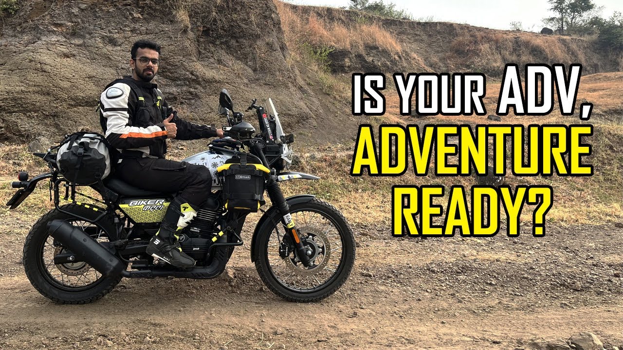 Motorcycle Luggage Setup for an Adventure | Yezdi Adventure | PART 1 ...
