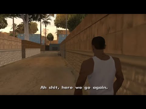 How to restart Gta San Andreas | From starting | After finishing all ...