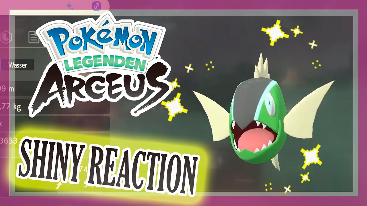 SHINY BARSCHUFT REACTION! - Pokémon Legenden Arceus - YouTube
