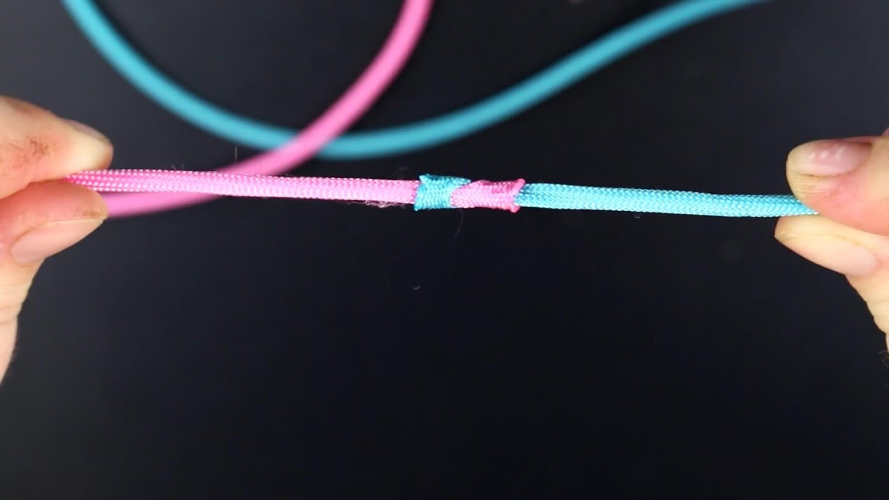 How to Join Paracord Together using the Manny Method - YouTube