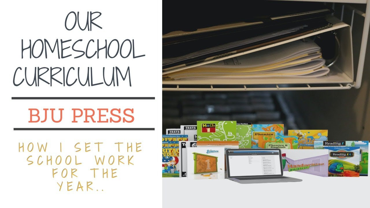 BJU PRESS CURRICULUM - HOW I SET MY KIDS SCHOOL WORK FOR THE YEAR ...