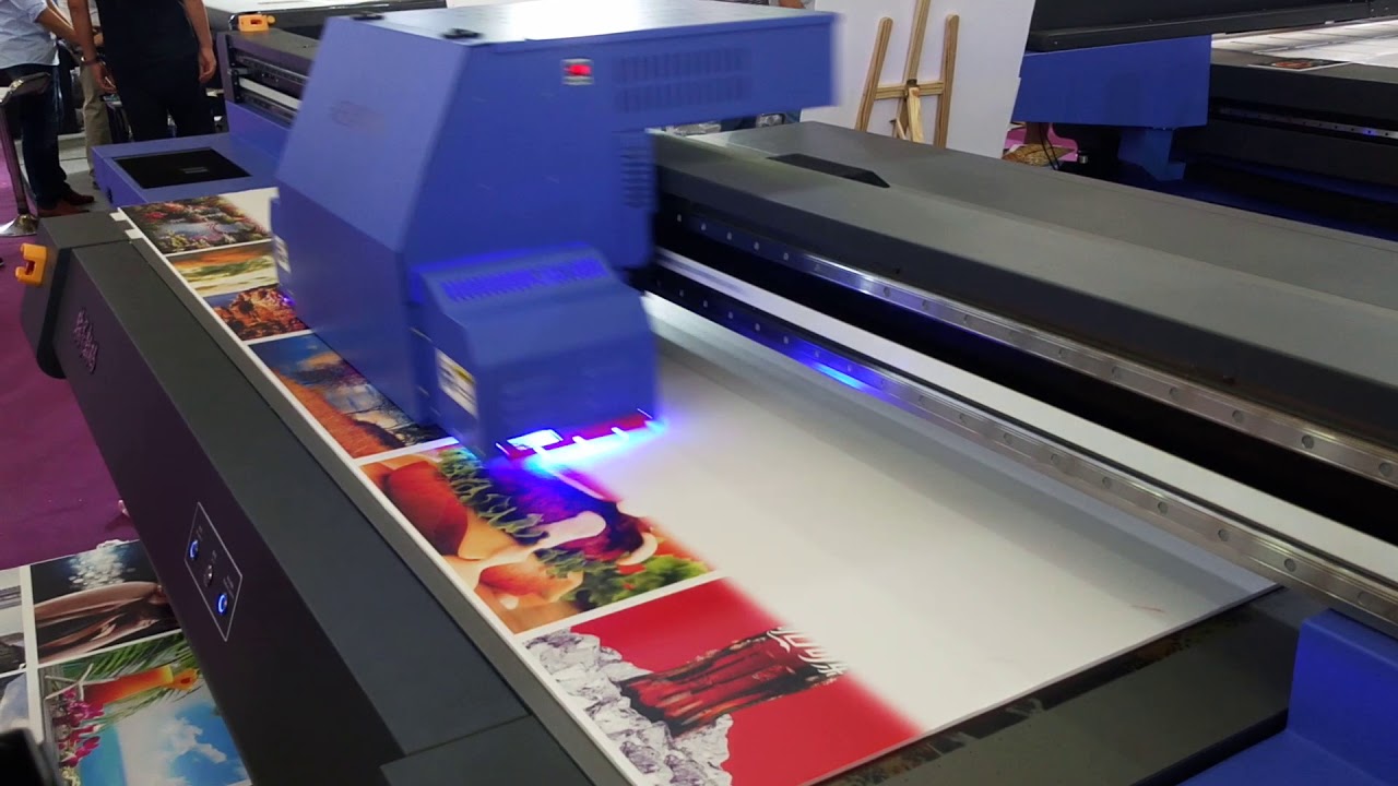 KEUNDO UV Flatbed Printer 2513 (4+2Color+White ) | Global5tech - YouTube