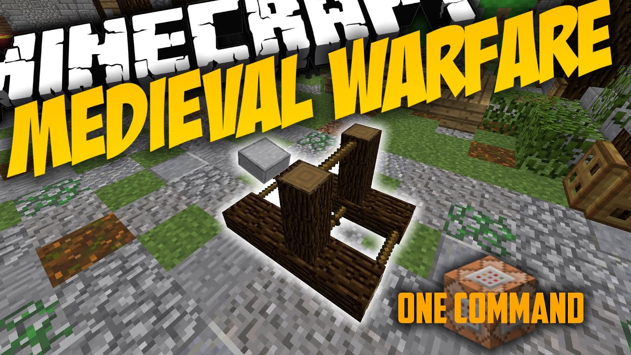 Medieval Warfare in Two Commands (Minecraft PVP Gamemode) - YouTube