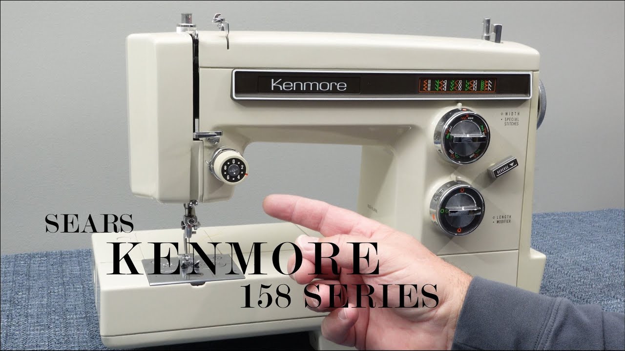 SEARS KENMORE 158 SERIES UPPER TENSION EXPLAINED in 4k. - YouTube