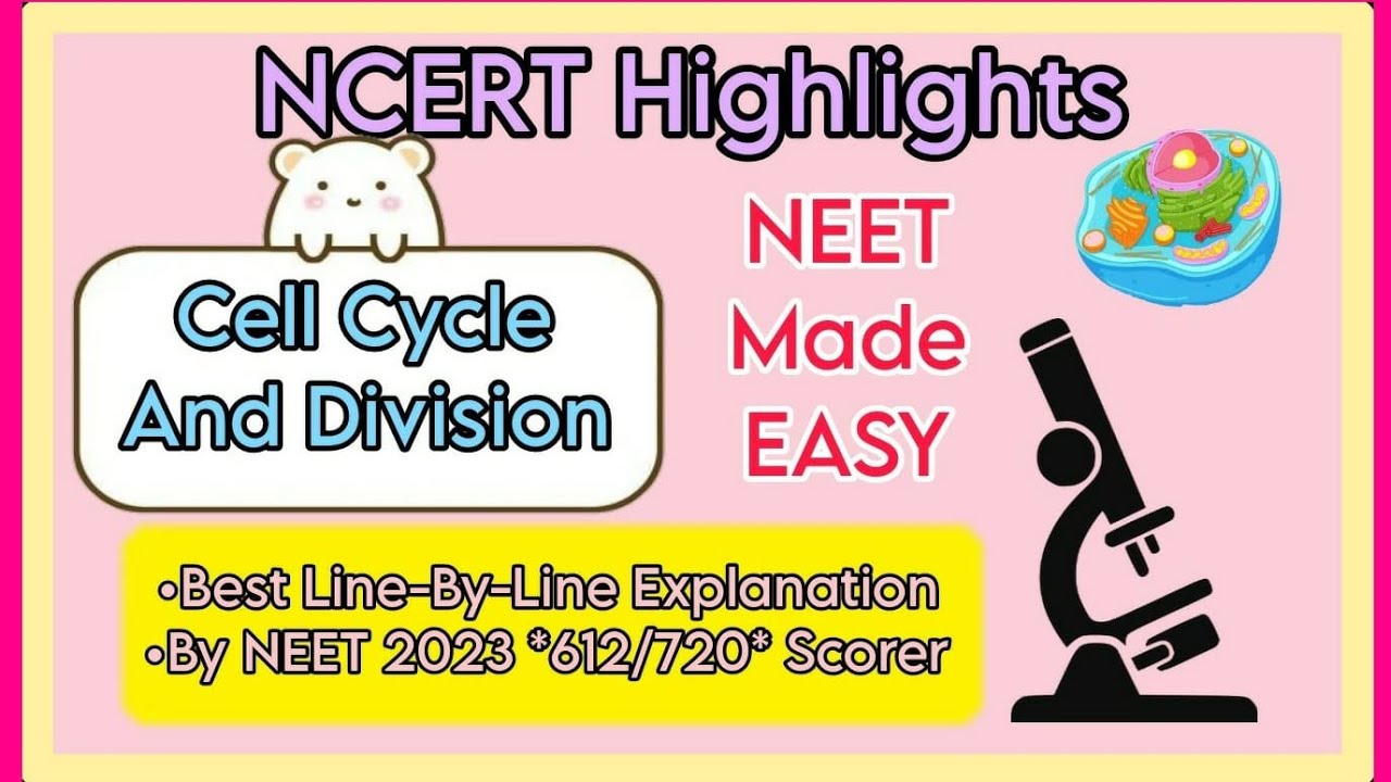 Cell Cycle n Cell Division ||NCERT line bye line explantion|| Part 3 ...