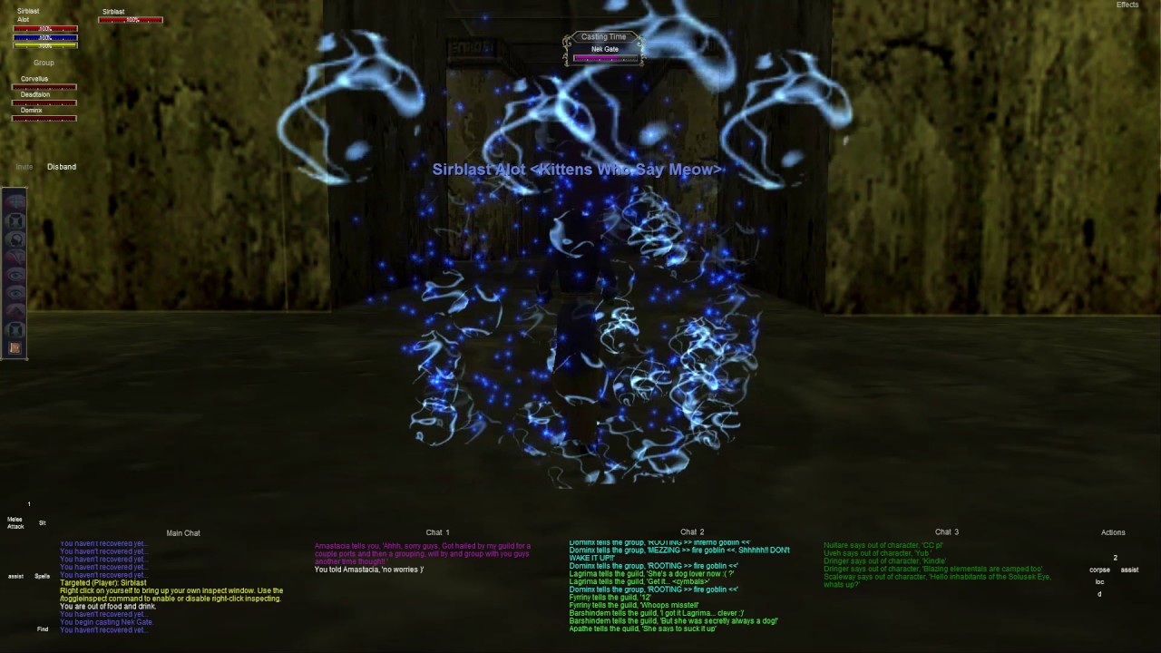 Everquest old school : Part 21 - Hall Group - Sol A - Erudite Wizard ...