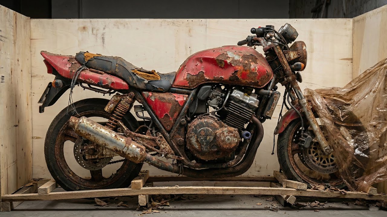Honda CB400 Resurrection — Full Engine & Body Restoration - YouTube