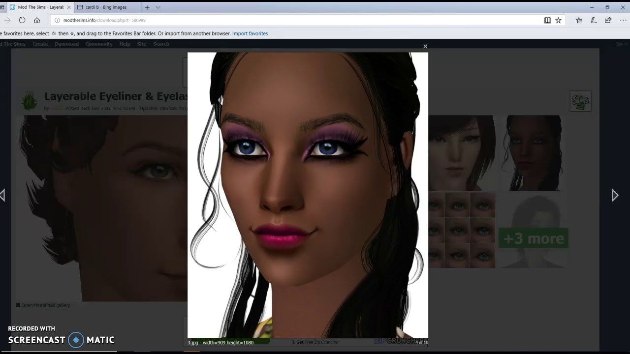 SIMS 4 |Making Cardi b And Offset| - YouTube