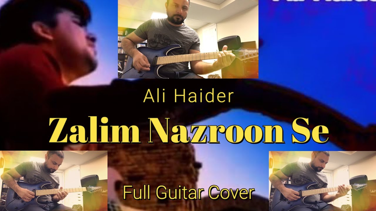 Zalim Nazron Se | Ali Haider | Full Guitar Cover | NoSid Covers - YouTube
