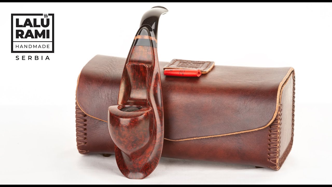 USER MAAT RE - HANDMADE BRIAR PIPE WITH LEATHER BOX - YouTube