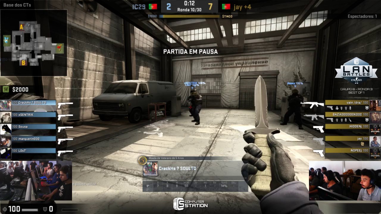 CS:GO LAN Battles #8 - Grupo B, Ronda 3 - YouTube