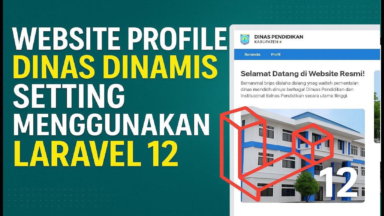 🔴🌟🌟🌟🌟Website Profile Instansi dan Perusahaan Dinamis Setting ...