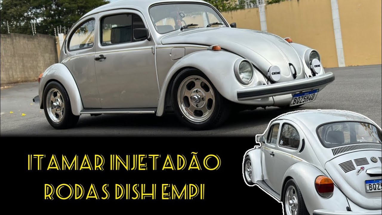 Fusca itamar 94 Luxo 1 com rodas Dish EMPI & motor 1600 injetado ...