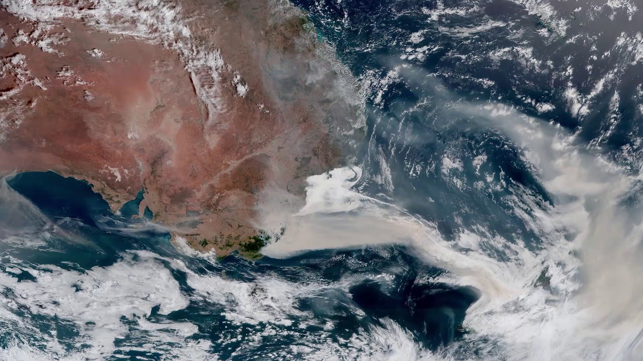 2019-2020 Australian bush fires Time lapse - YouTube