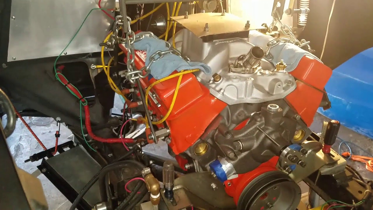 1954 Chevy gasser with the 327 Chevy engine in. 2 - YouTube
