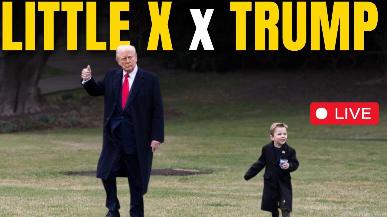 Elon Musk's Child 'Little X' Plays Around With Donald Trump At The ...