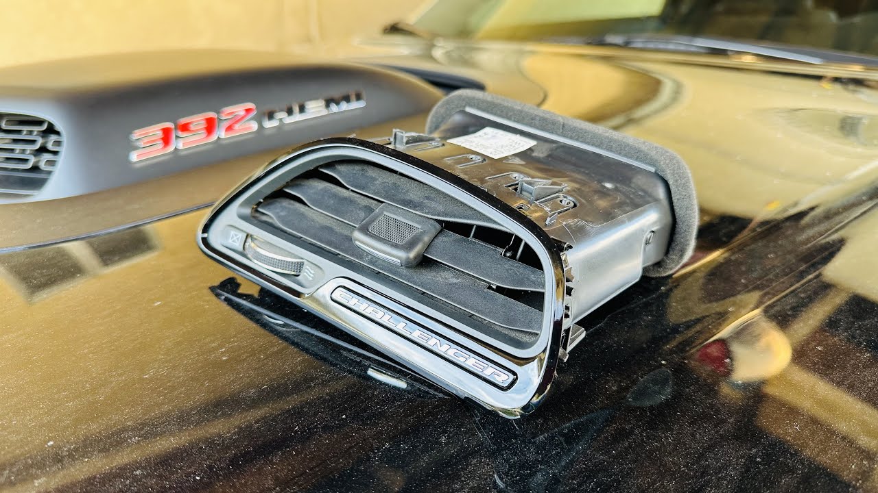 How To Replace Your Dodge Challenger Air Vent - YouTube