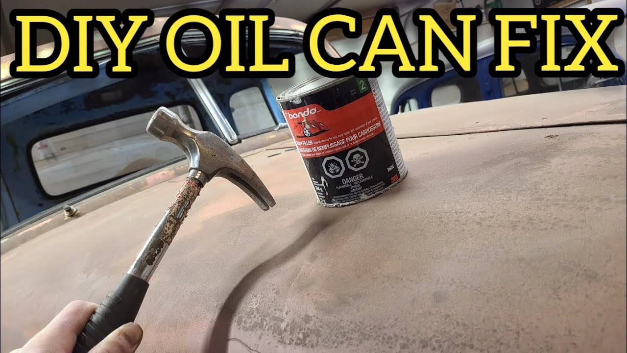 Easily Repair Oil Canning On Classic Cars and Trucks - YouTube