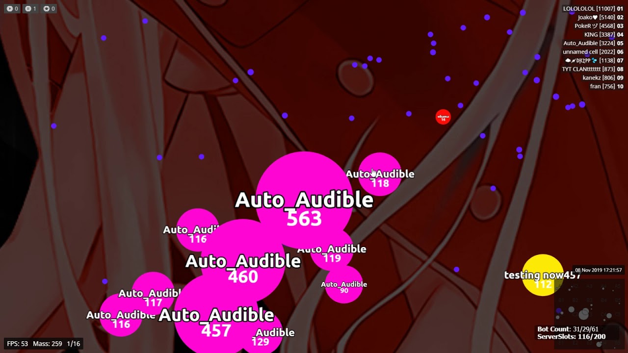 [Updated] HSLO + Bot Script is fixed | Agar.io - YouTube