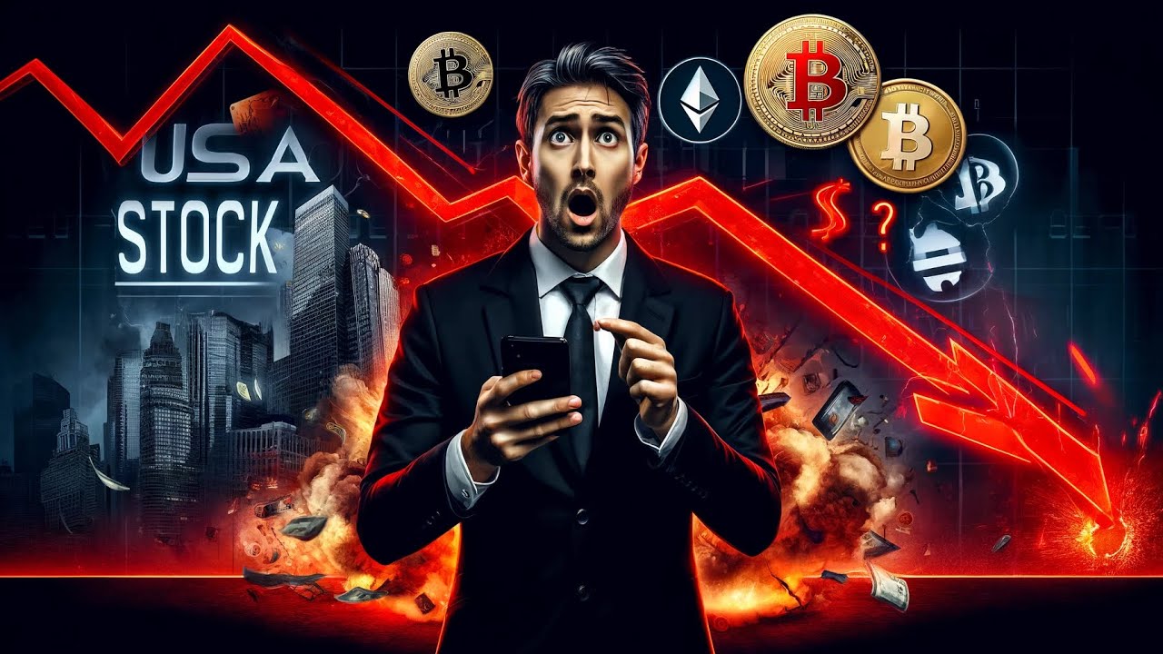 “USA Stock Market Crash: $4 Trillion Lost! Crypto in Danger?” - YouTube