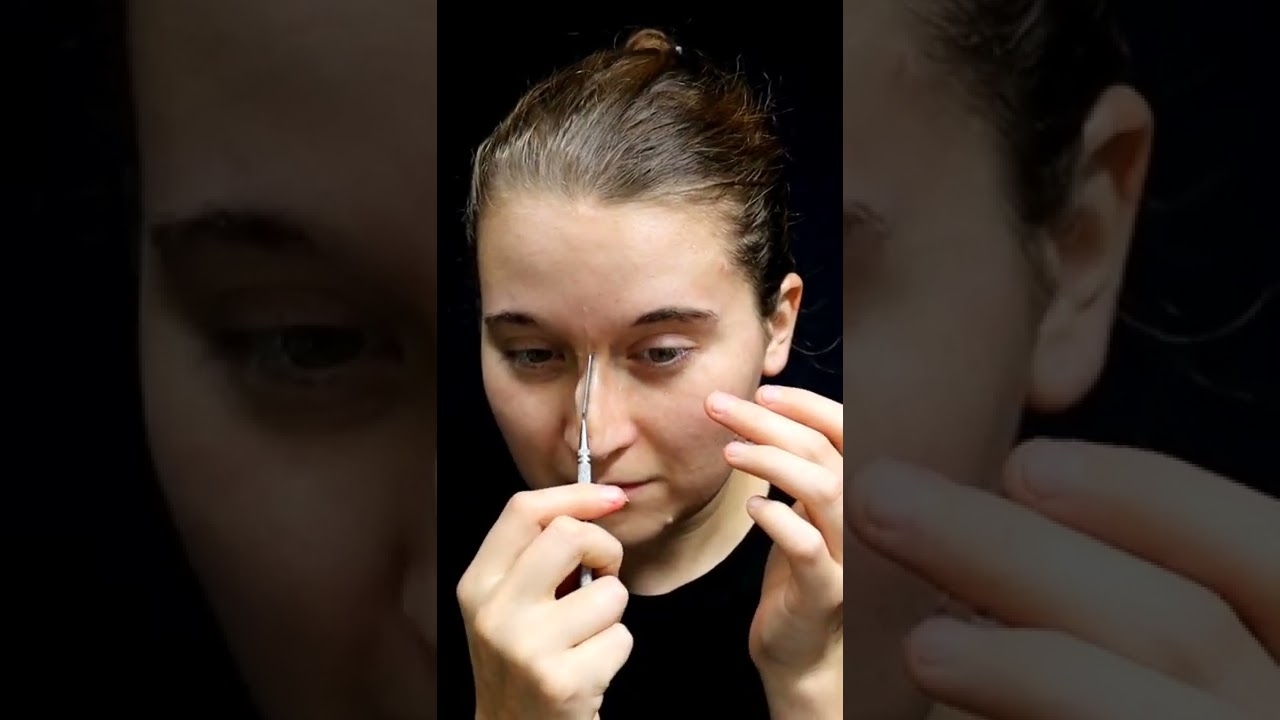 Stapled Nose Makeup Tutorial 💄 #art #makeup #makeuptutorial #shorts30 # ...