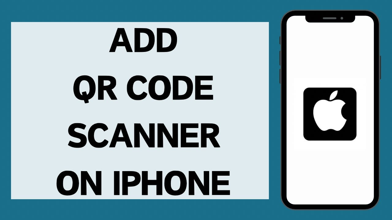 How To Add QR Code Scanner On iPhone iOS 18 (Full Tutorial) - YouTube