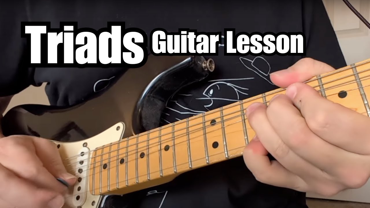 TRIADS EASY SHAPES for Tough CHORDS "TRIADS LESSON" Part 1 w/ TABS ...