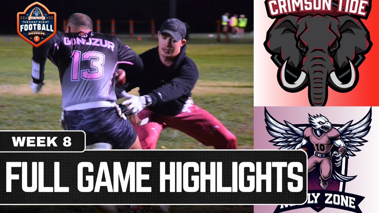 Crimson Tide vs No Fly Zone - Week 8 - Tuesday League Condensed Game ...