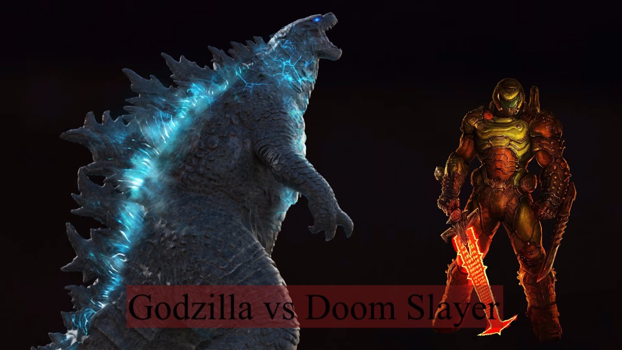 Kaijus react to Godzilla Vs Doom Slayer (By @slick4785) - YouTube
