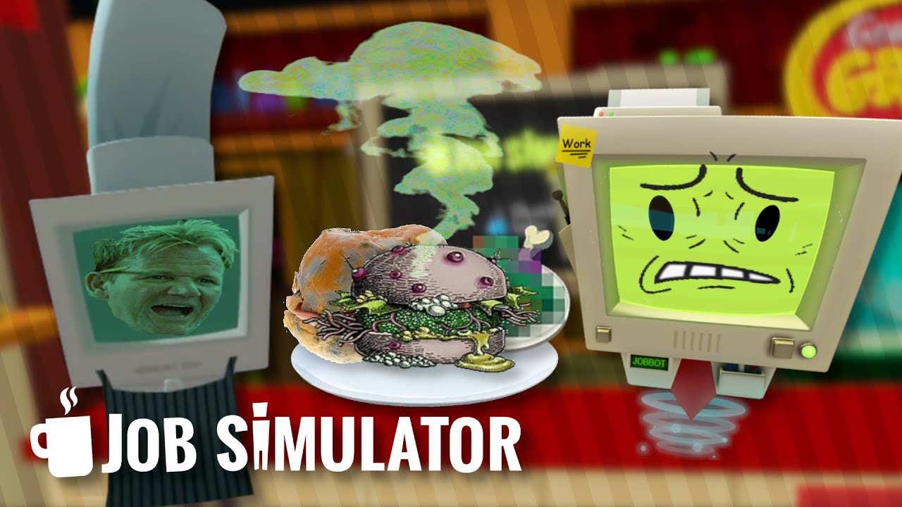 Serving my customers absolutely rancid food in Job Simulator - YouTube