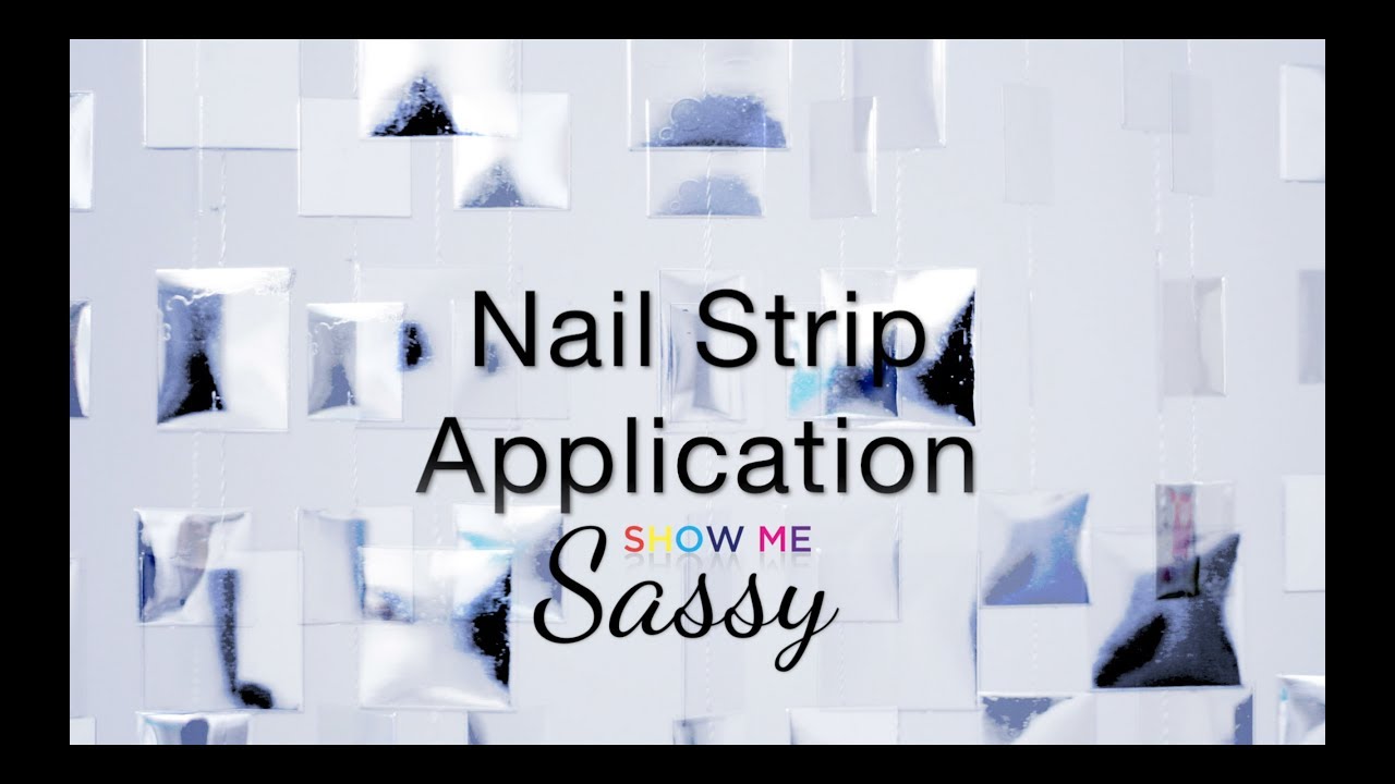 How to Apply Color Street Nail Polish Strips - YouTube