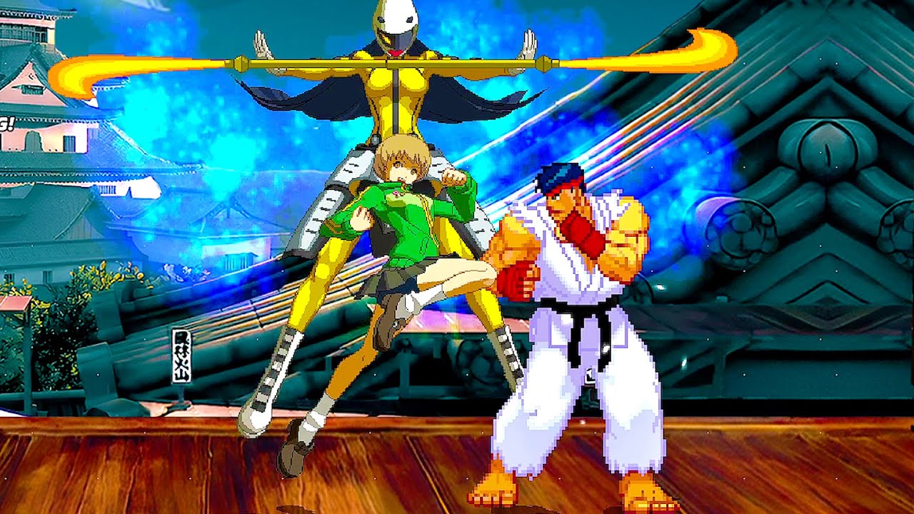 Shin Ryu VS CHIE SATONAKA (Persona 4) - Must See ULTIMATE Fights! - YouTube