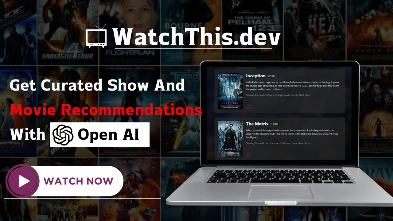 Get Curated Show and Movie Recommendations with WatchThis.dev ...