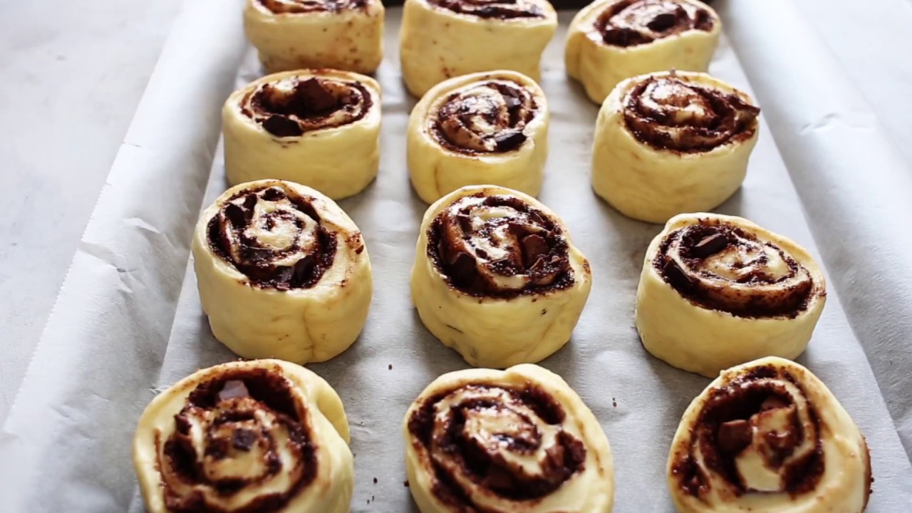 147-The Best Homemade Chocolate Rolls Recipe - YouTube